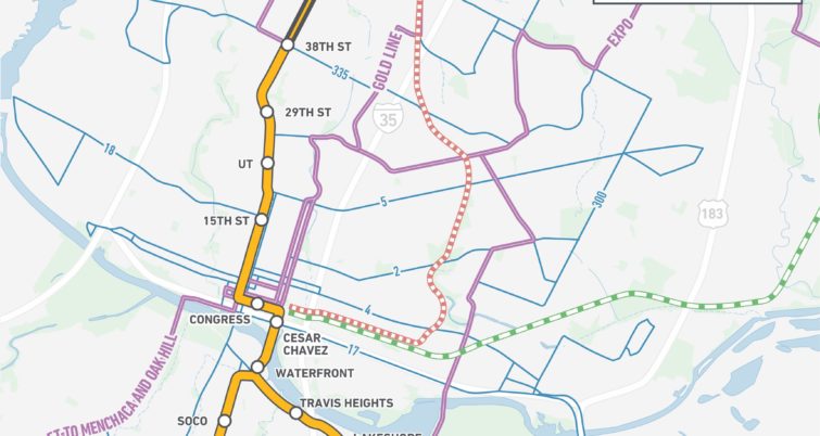 Phase One of Project Connect; Light Rail Coming to Austin - Texas Rail ...