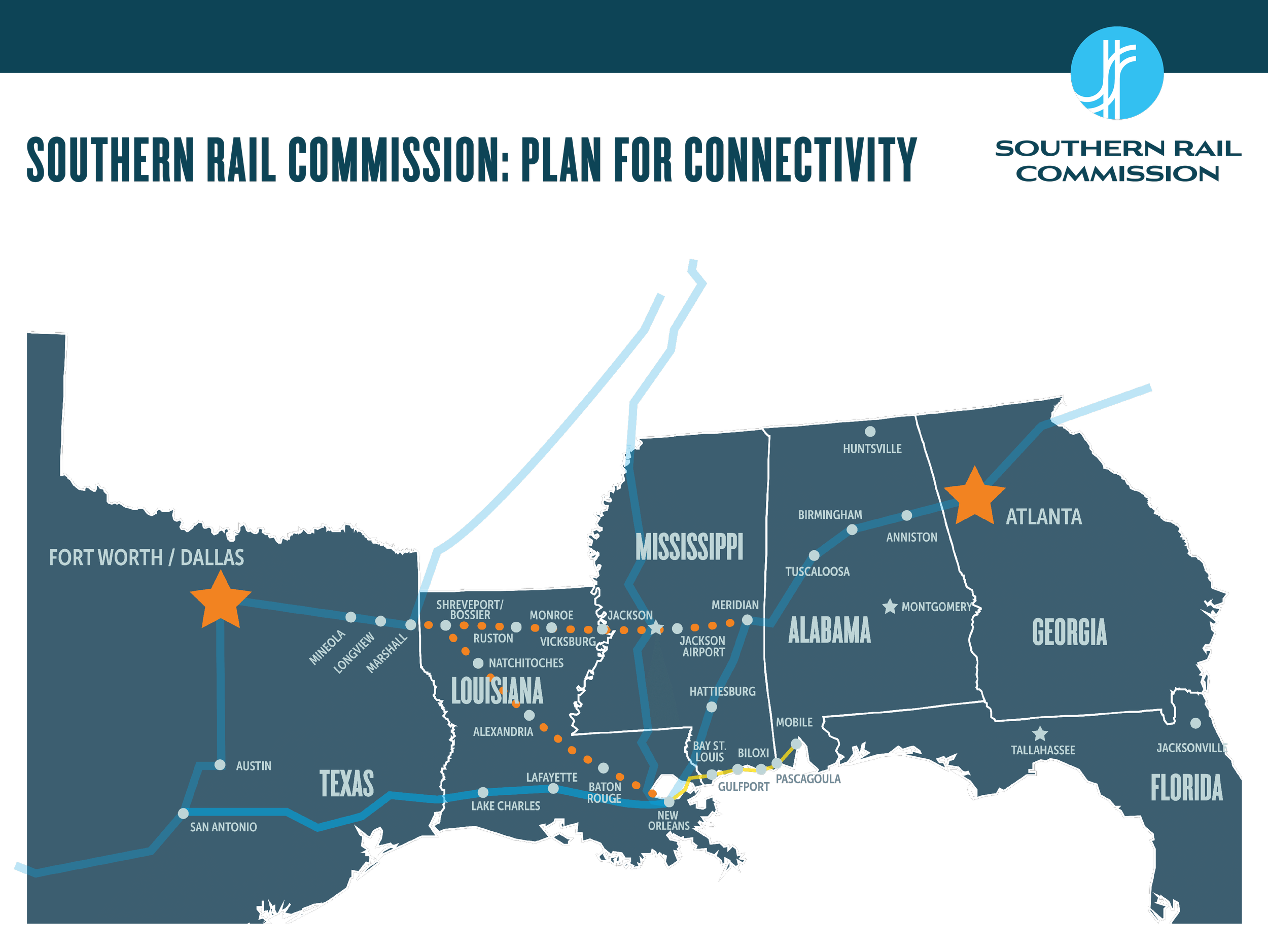 Southern Rail Commission continues work to link DFW by rail to Atlanta ...