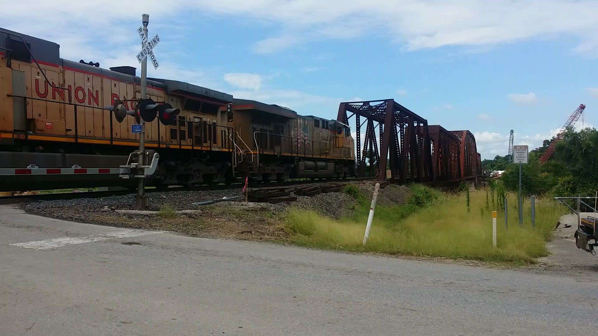 Union Pacific main line rail bridge over Brazos River re-opens for ...