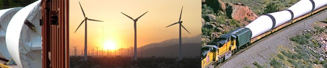Union Pacific Distribution Center in Amarillo is big on wind turbines ...