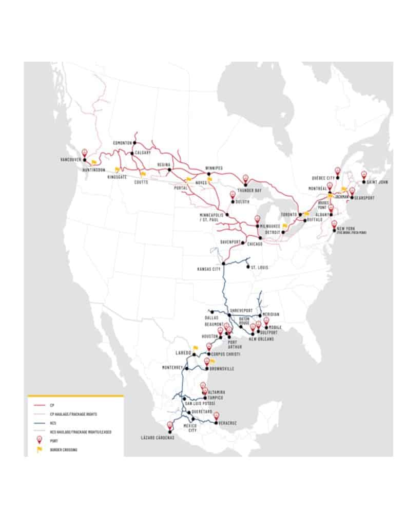 CP and KCS agree to combine, creating the first U.S.-Mexico-Canada rail ...
