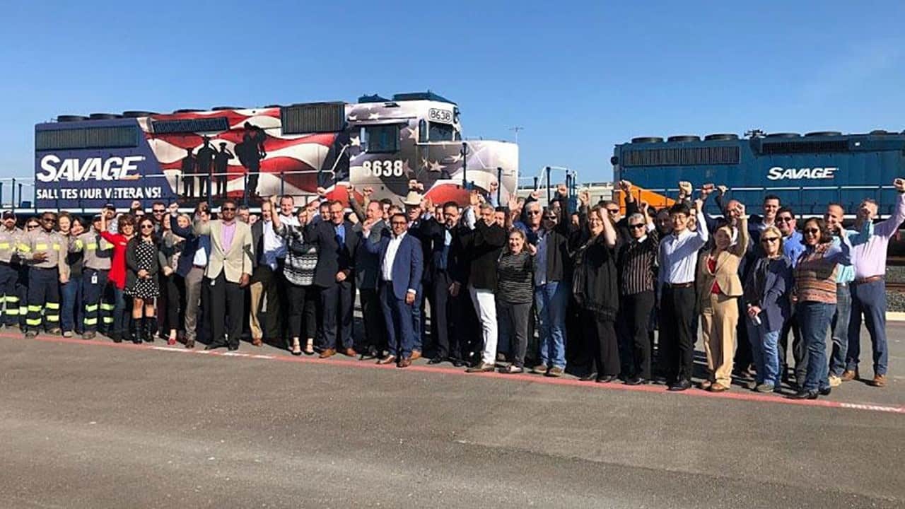 Ribbon cutting at new Corpus Christi area Savage Gulf Rail facility ...